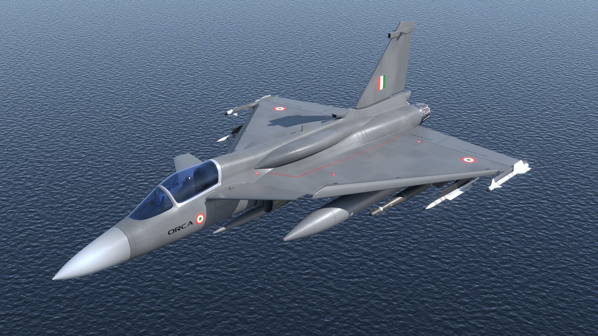 Twin Engine ORCA Fighter Jet 3D - TurboSquid 1800665