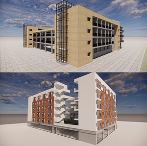 Download 3D Apartment Building SketchUp Models - TurboSquid