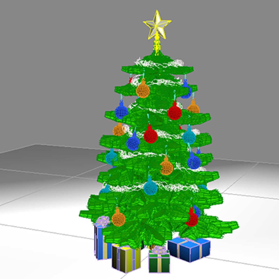 3d X Christmas Tree