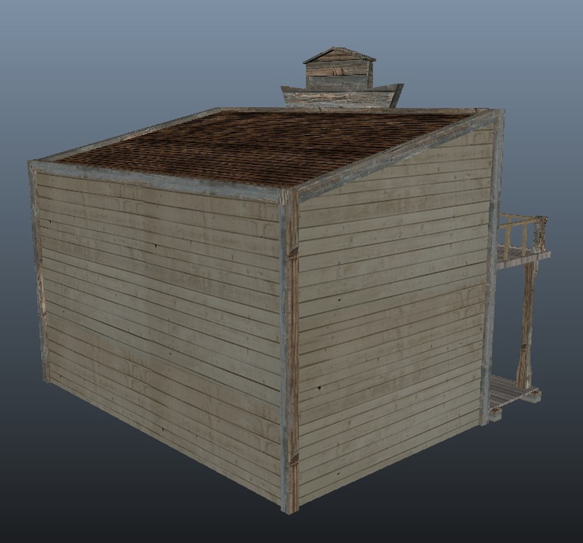 West Western Bank 3d Obj