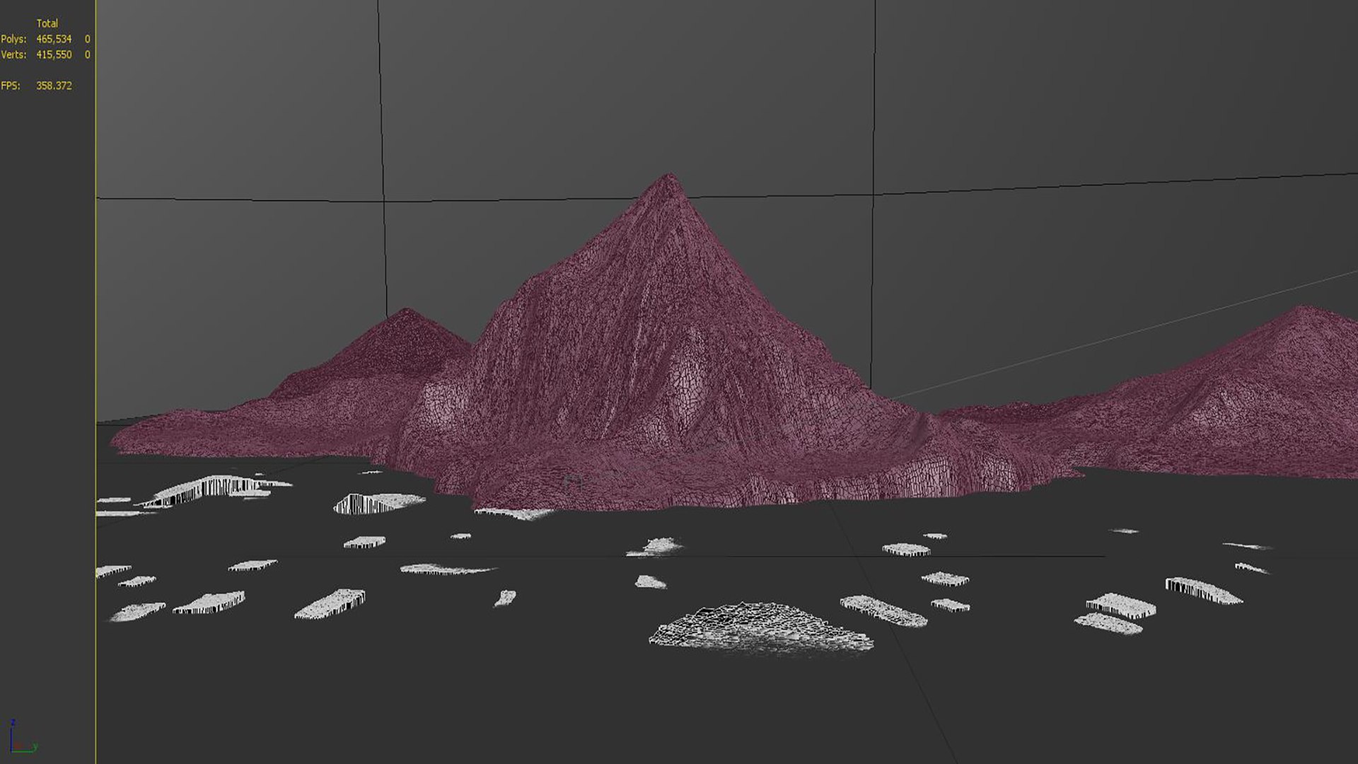 3D Model Icebergs Icescape Snow Ice Polar Pole Ocean Water Sea Arctic ...
