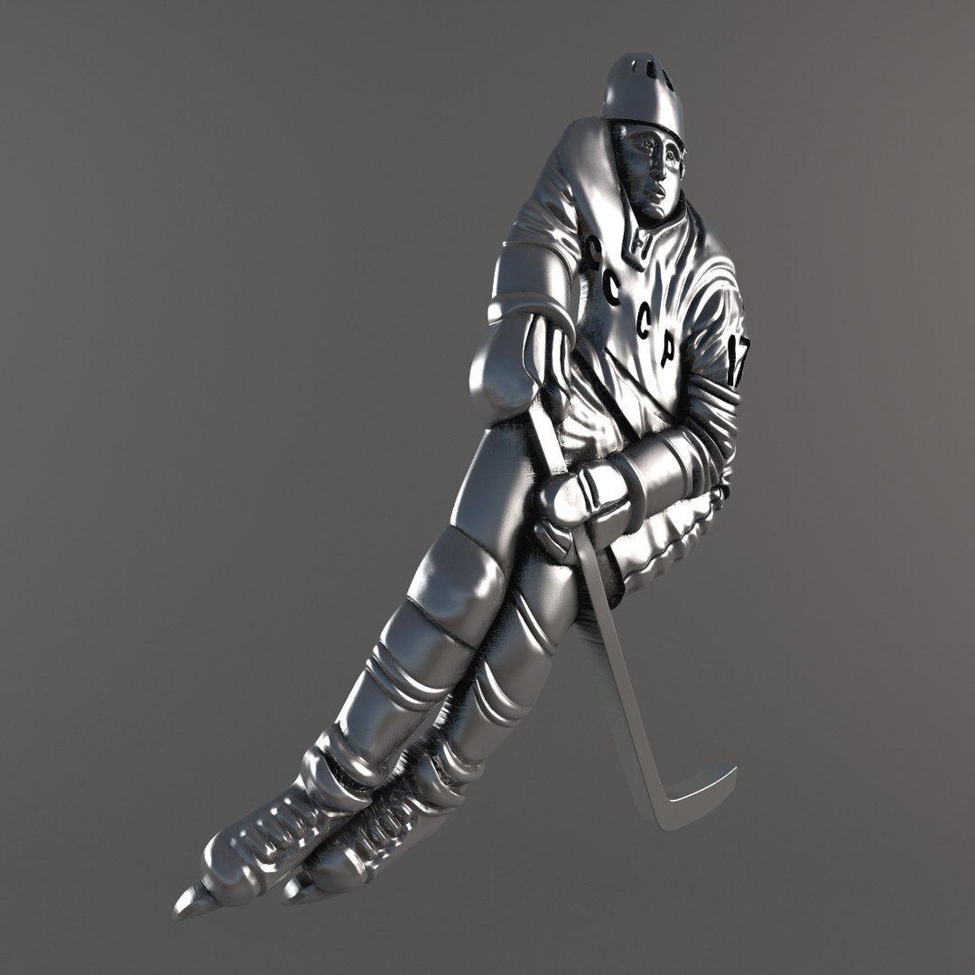 3d Model Hockey Player