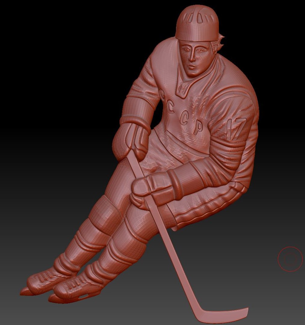 3d Model Hockey Player