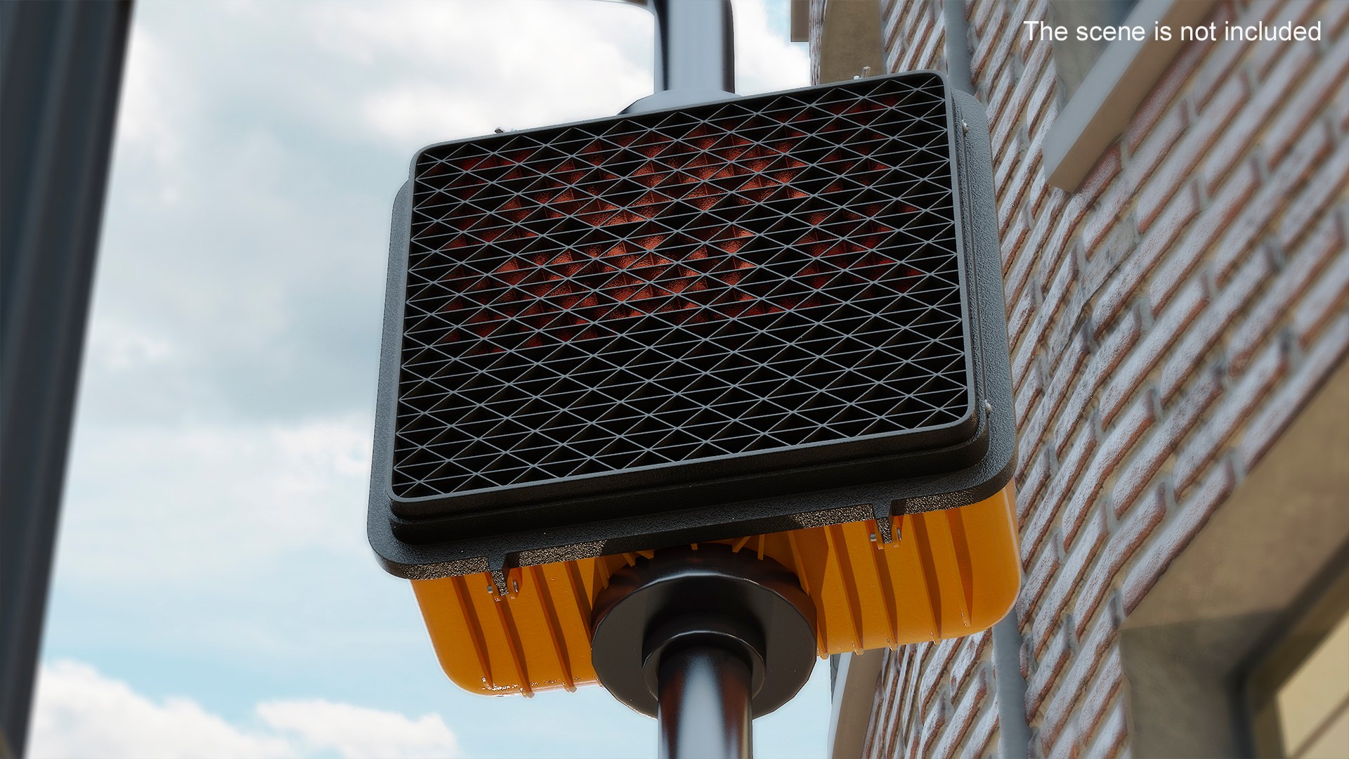 3D Dont Walk Signal Light - TurboSquid 2143534