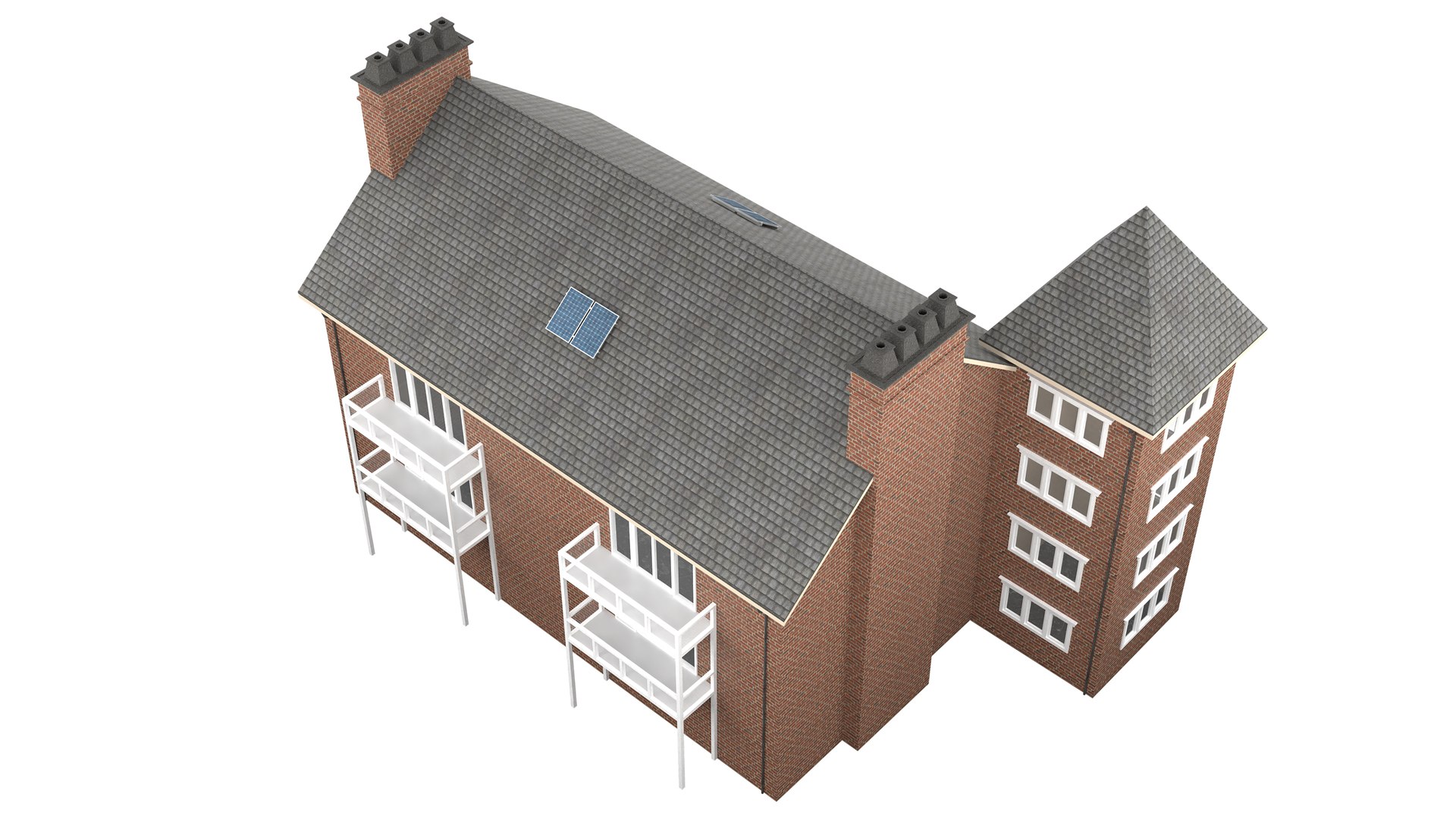 British House Design 11 Model - TurboSquid 2268524