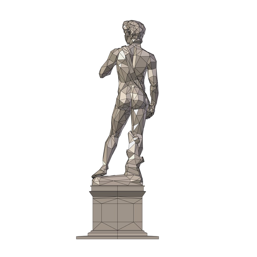 David Statue 3D - TurboSquid 1254675