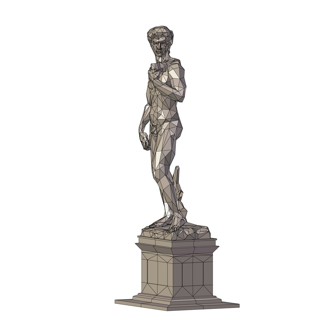 David Statue 3D - TurboSquid 1254675