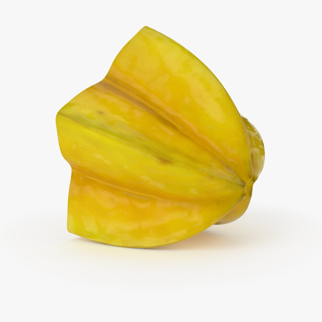 Realistic Starfruit Real Fruit 3d Max