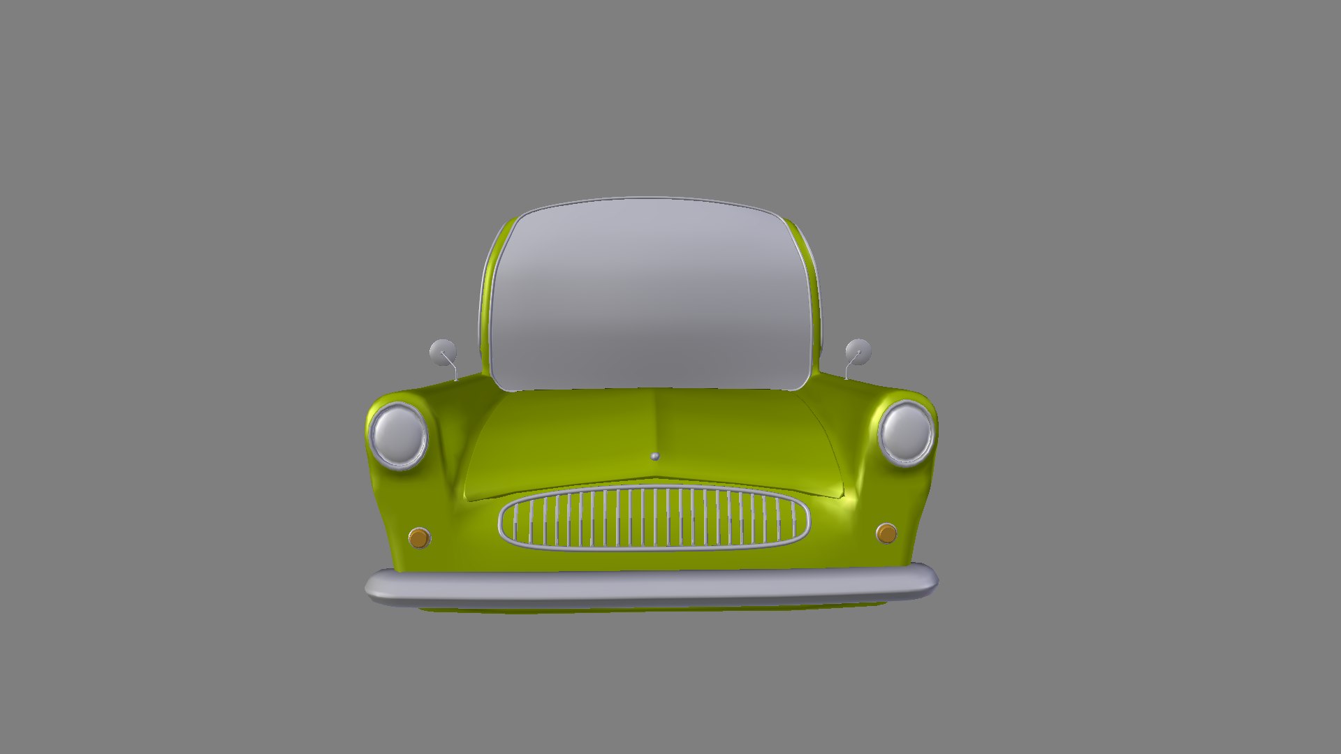 Cartoon Car 3d Model