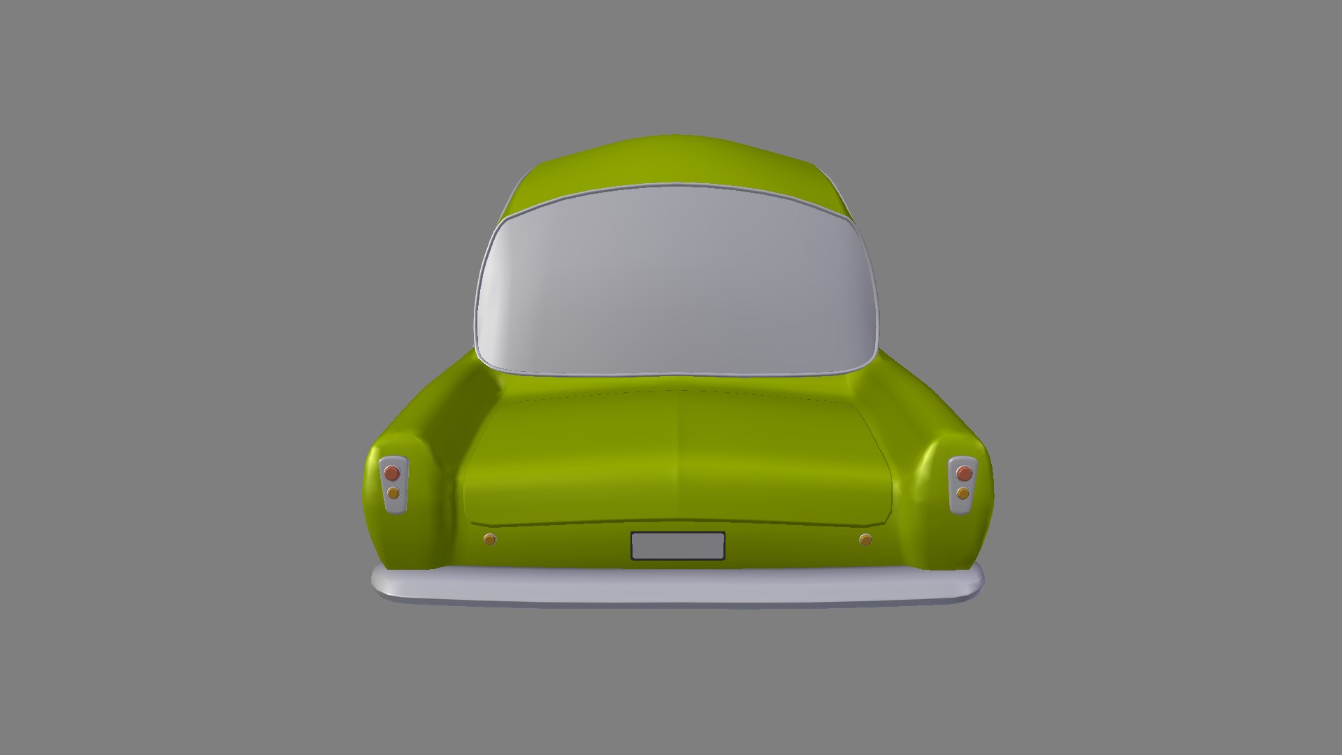 Cartoon Car 3d Model
