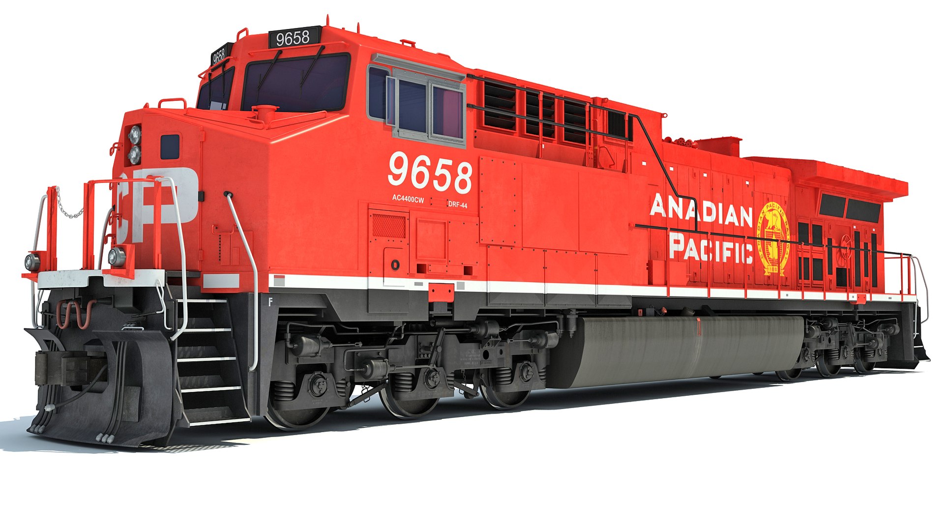 Locomotive Canadian Pacific 3D Model - TurboSquid 1634279