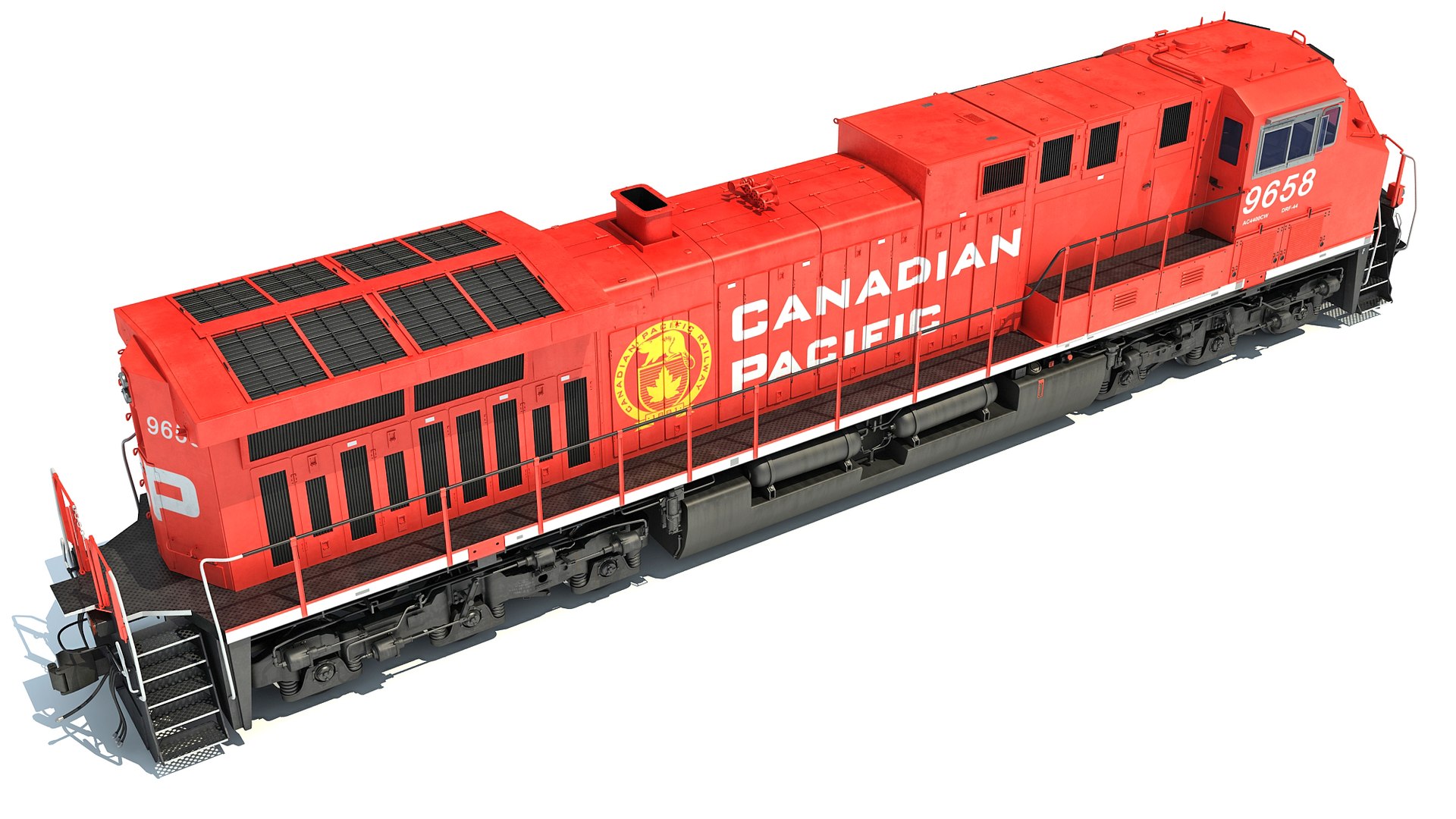 Locomotive Canadian Pacific 3D Model - TurboSquid 1634279