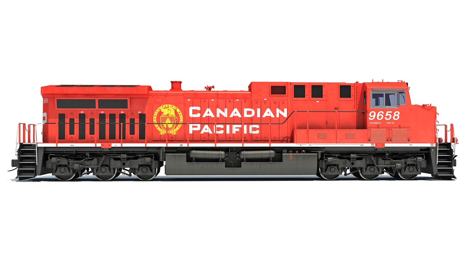 Locomotive Canadian Pacific 3D Model - TurboSquid 1634279