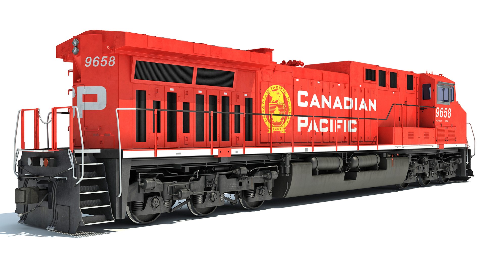Locomotive Canadian Pacific 3D Model - TurboSquid 1634279