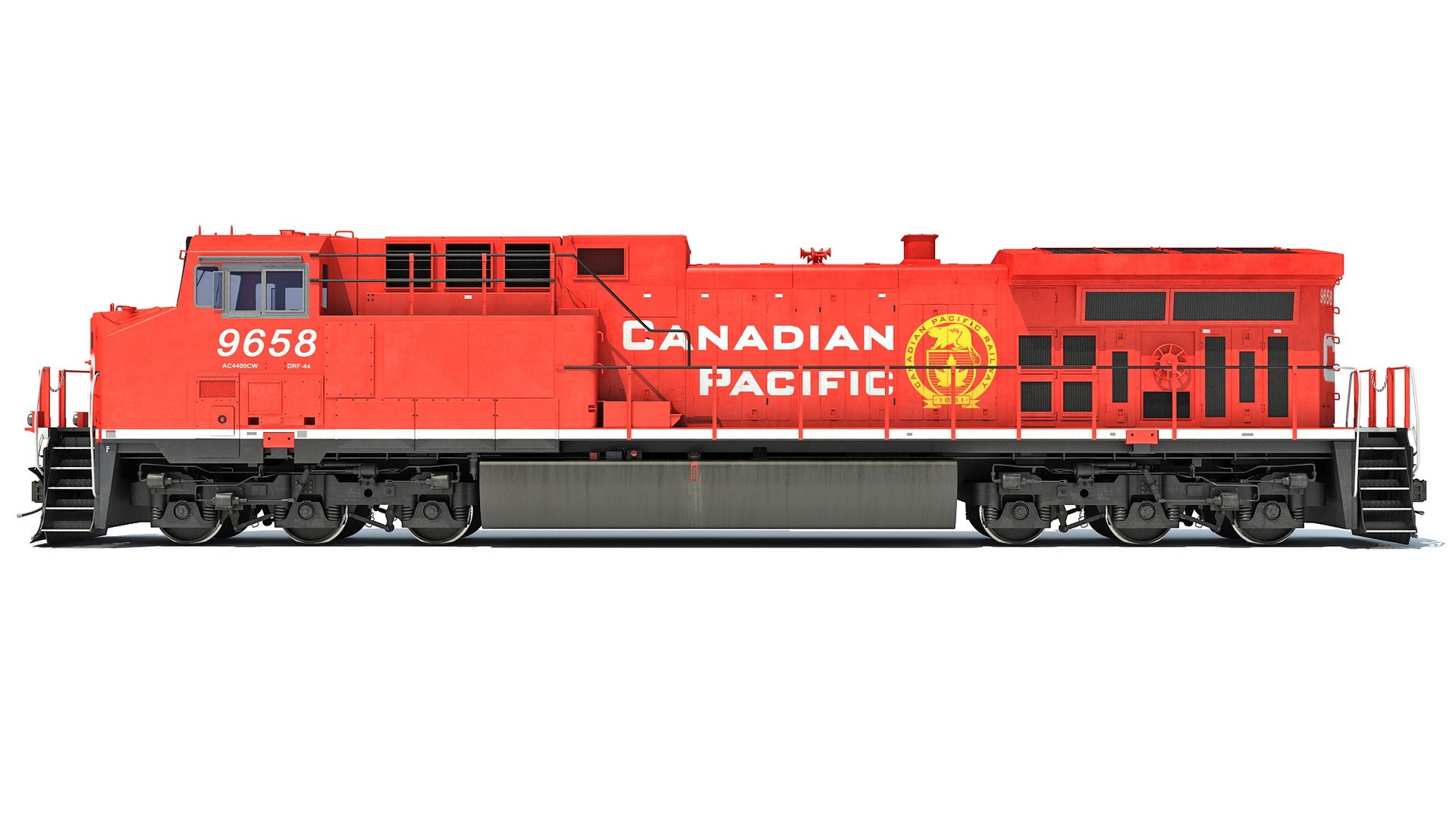 Locomotive Canadian Pacific 3D Model - TurboSquid 1634279