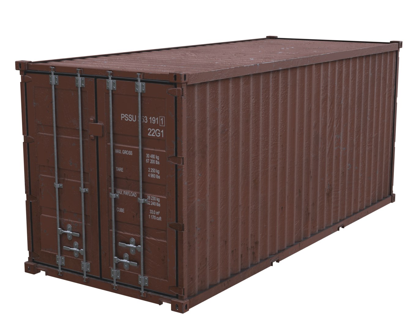 Cargo Containers 3D - TurboSquid 2124501