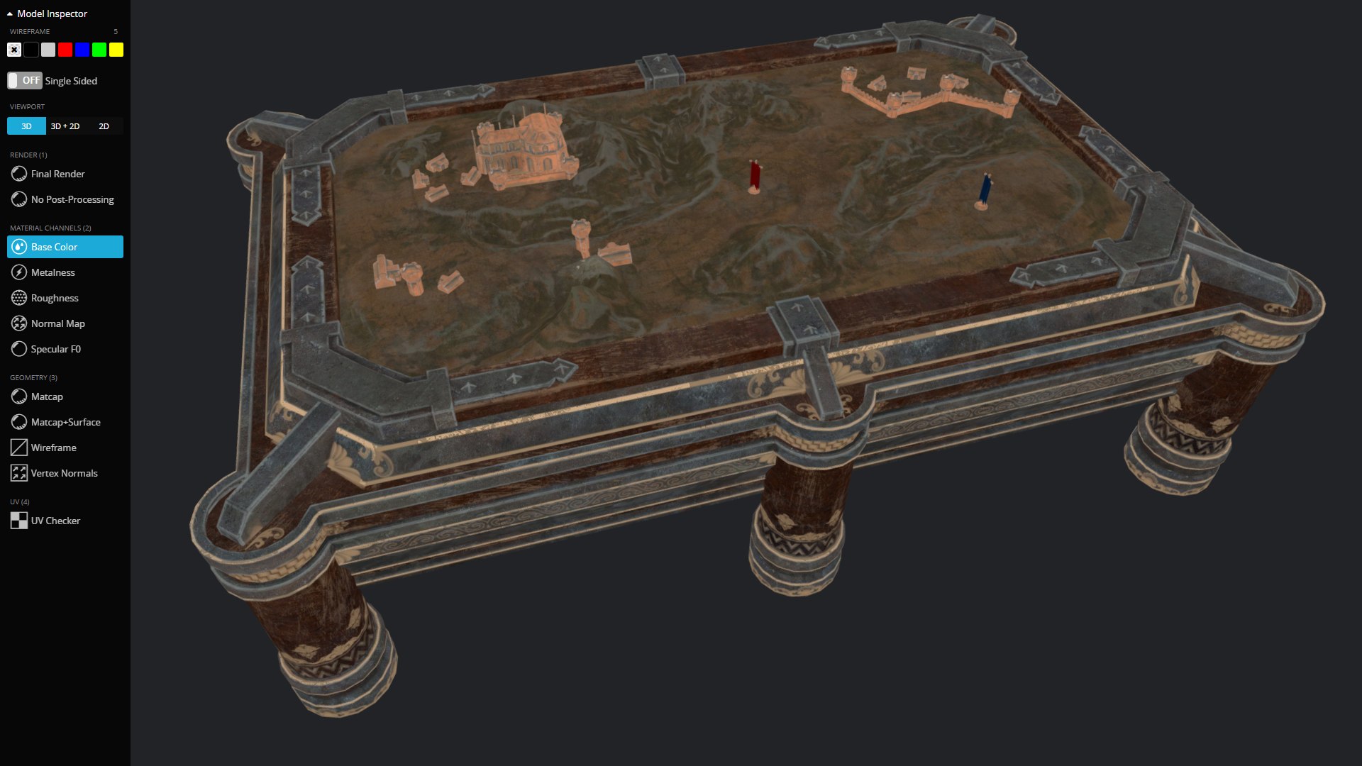 3D War Table Model - TurboSquid 1371784