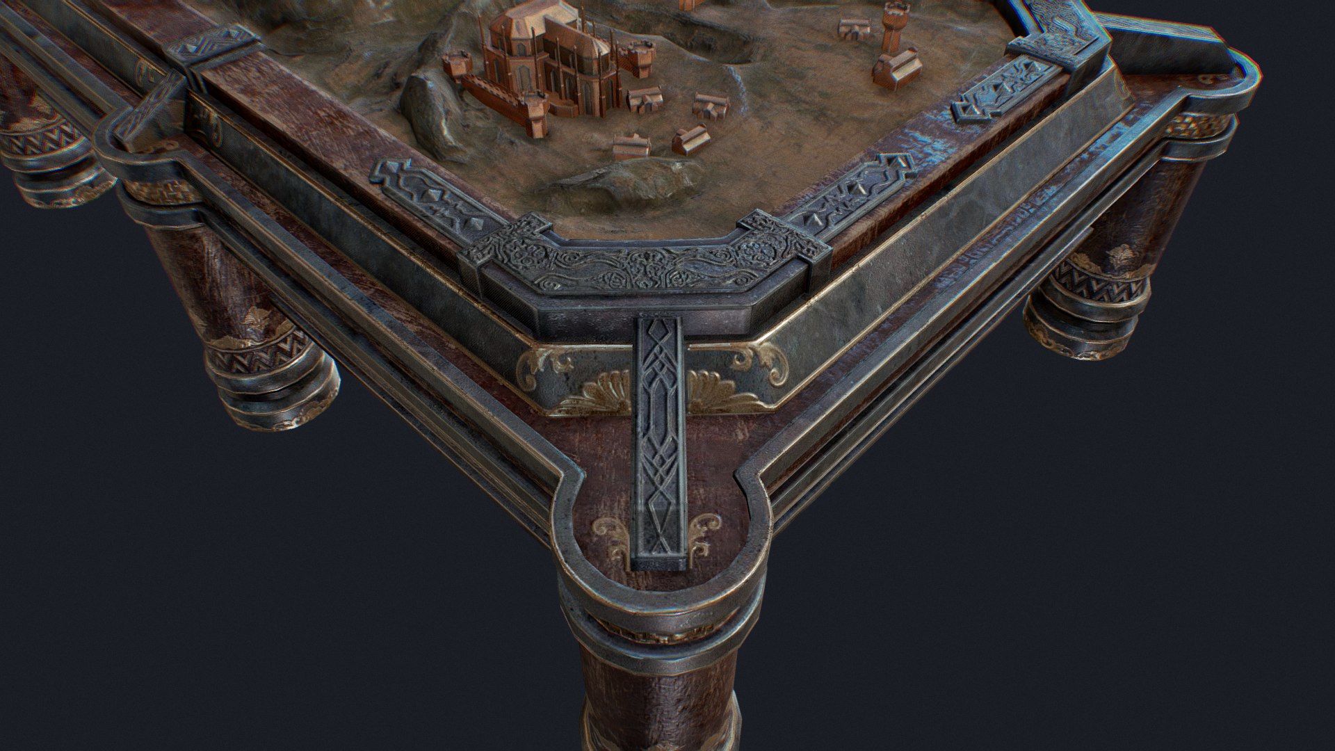 3D War Table Model - TurboSquid 1371784