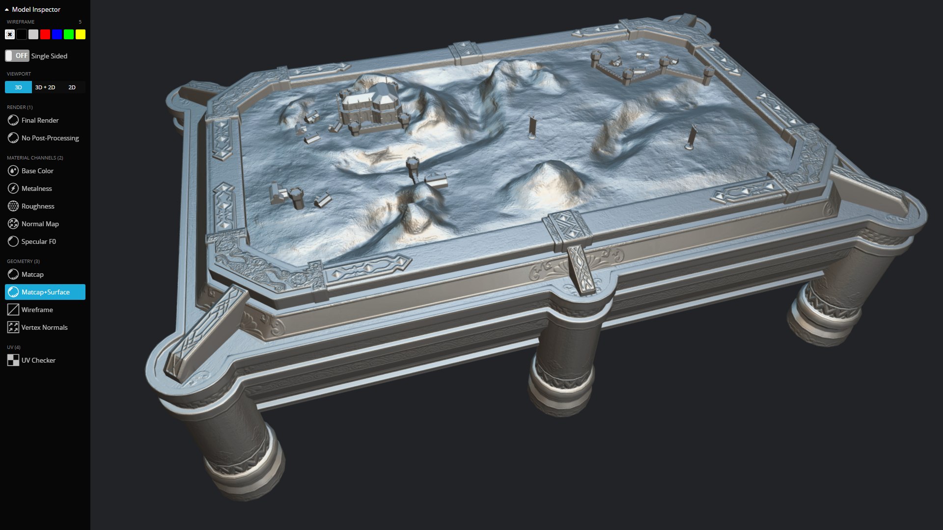 3D War Table Model - TurboSquid 1371784