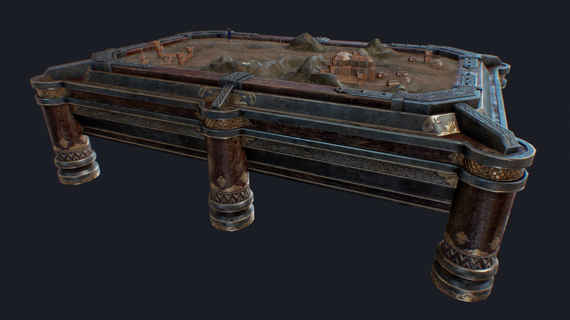 3D War Table Model - TurboSquid 1371784