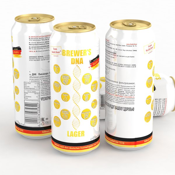 3D Beer Can Brewers DNA 500ml 2023 - TurboSquid 2027580