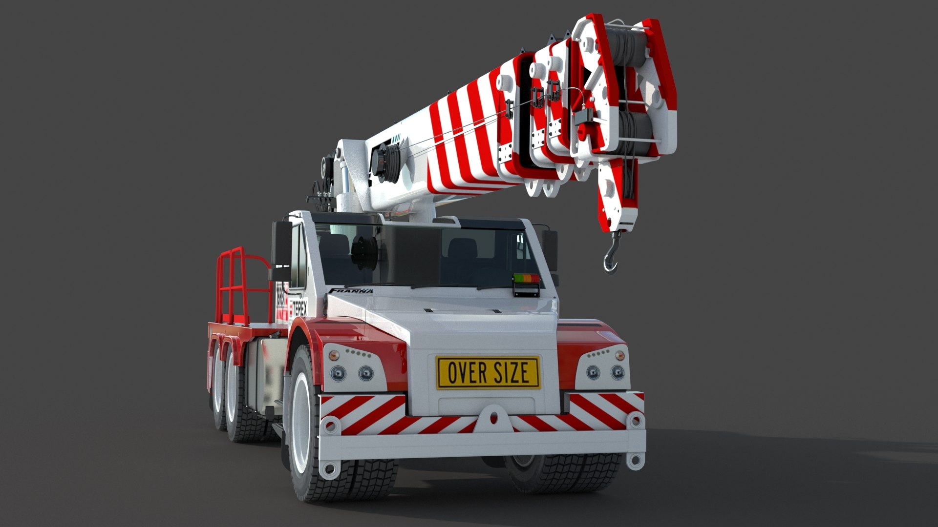 Franna 40t Crane Model - TurboSquid 2192593