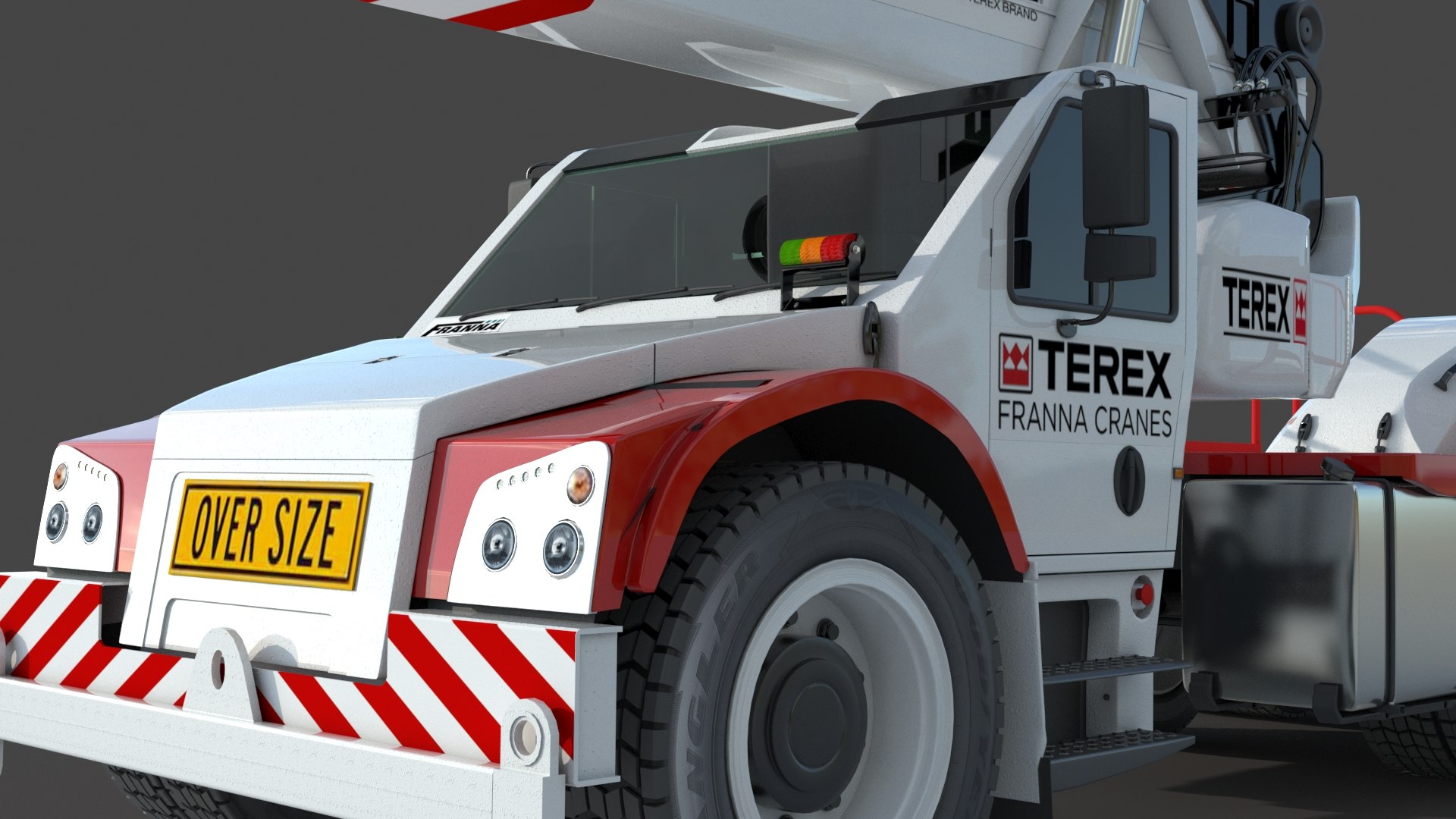 Franna 40t Crane Model - TurboSquid 2192593