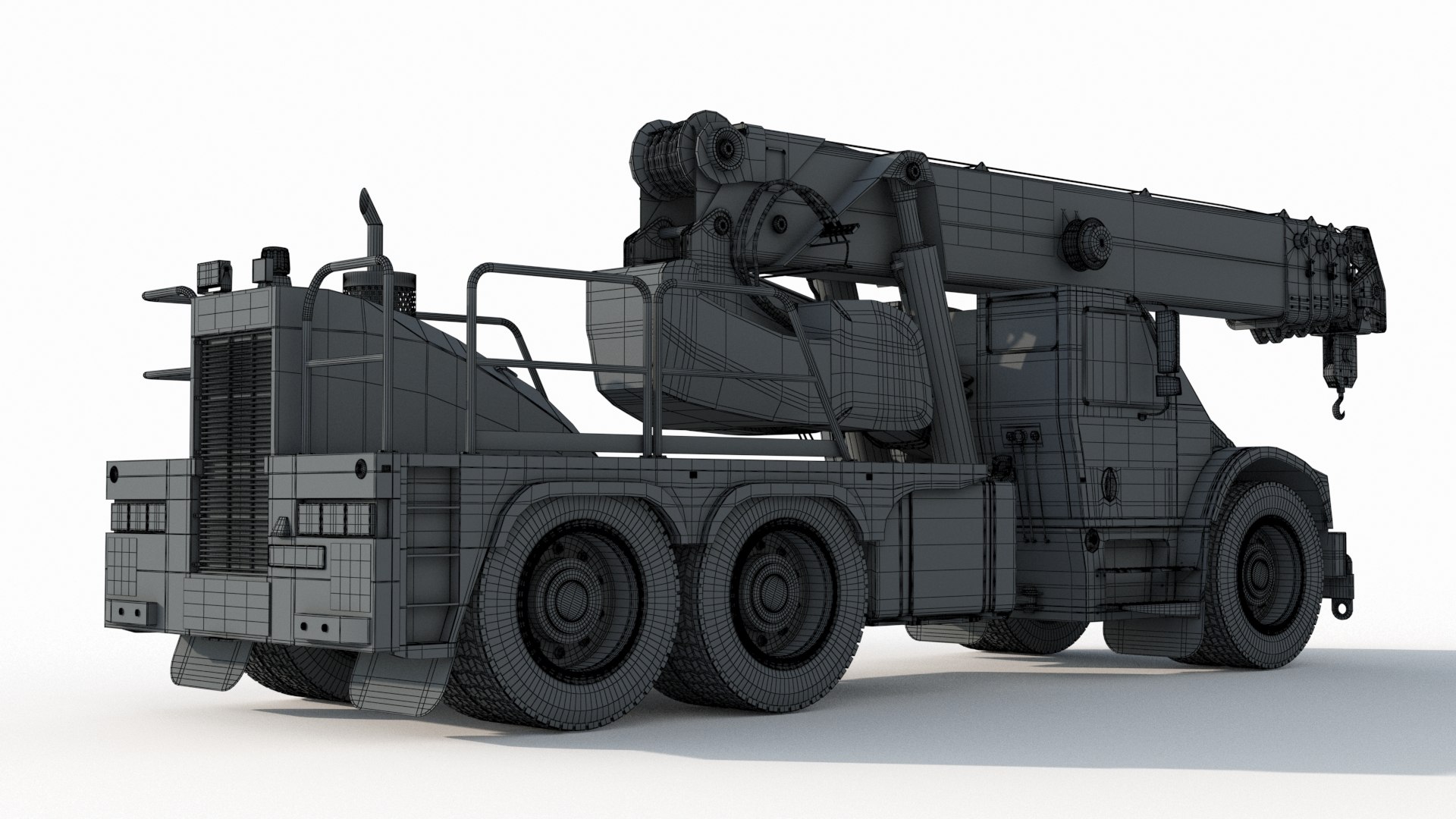 Franna 40t Crane Model - TurboSquid 2192593
