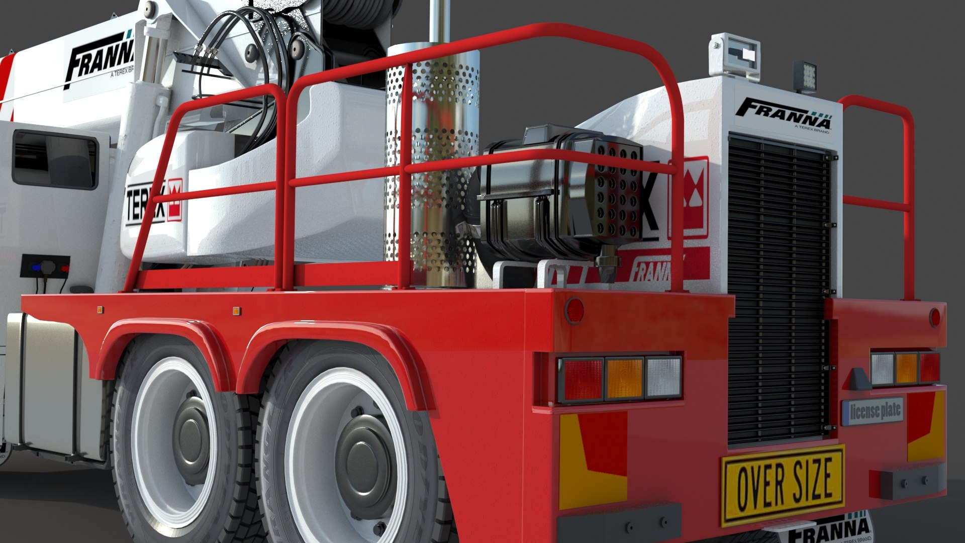 Franna 40t Crane Model - TurboSquid 2192593