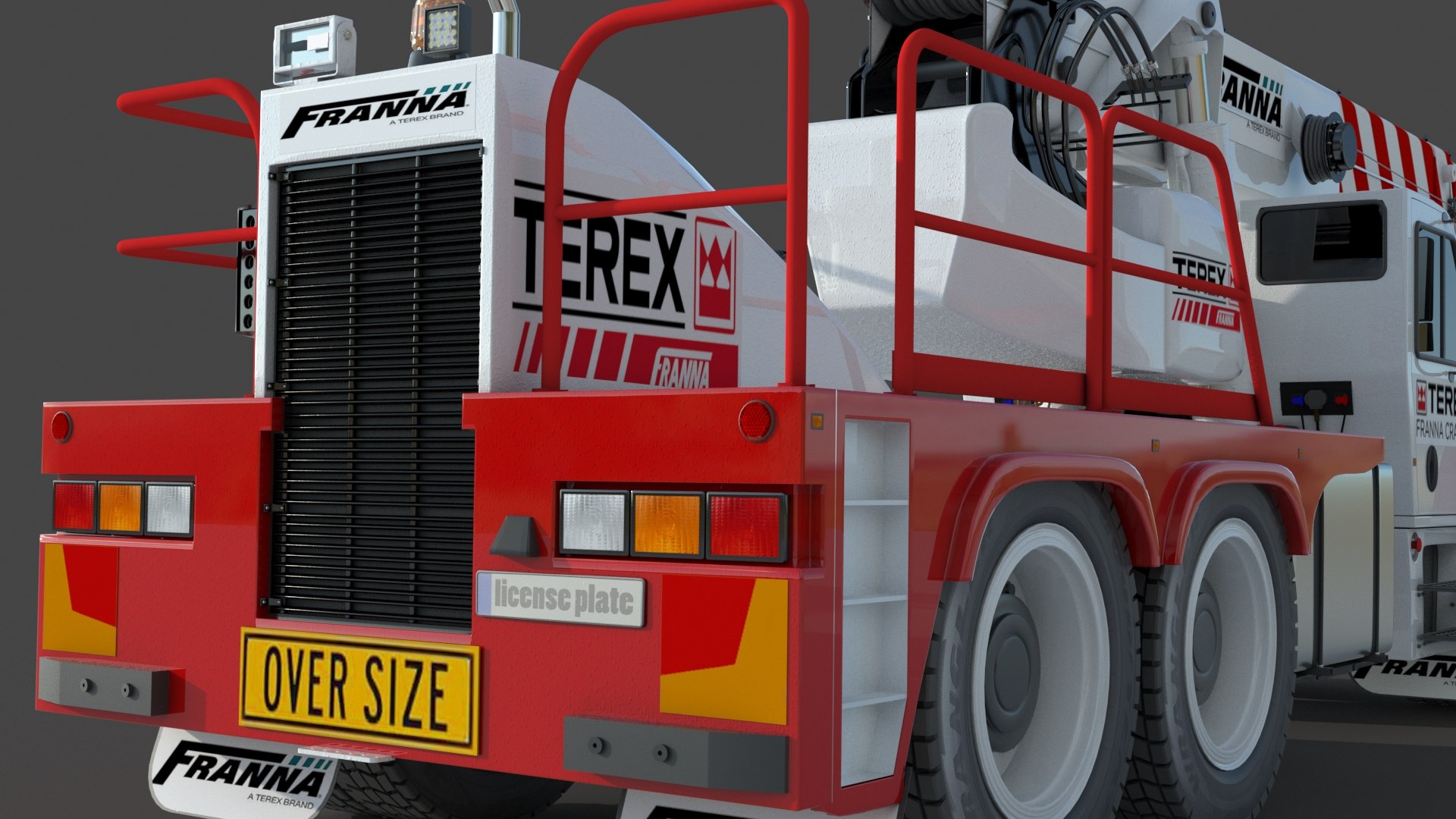 Franna 40t Crane Model - TurboSquid 2192593