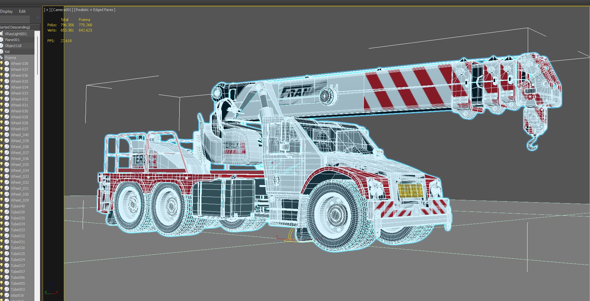 Franna 40t Crane Model - TurboSquid 2192593