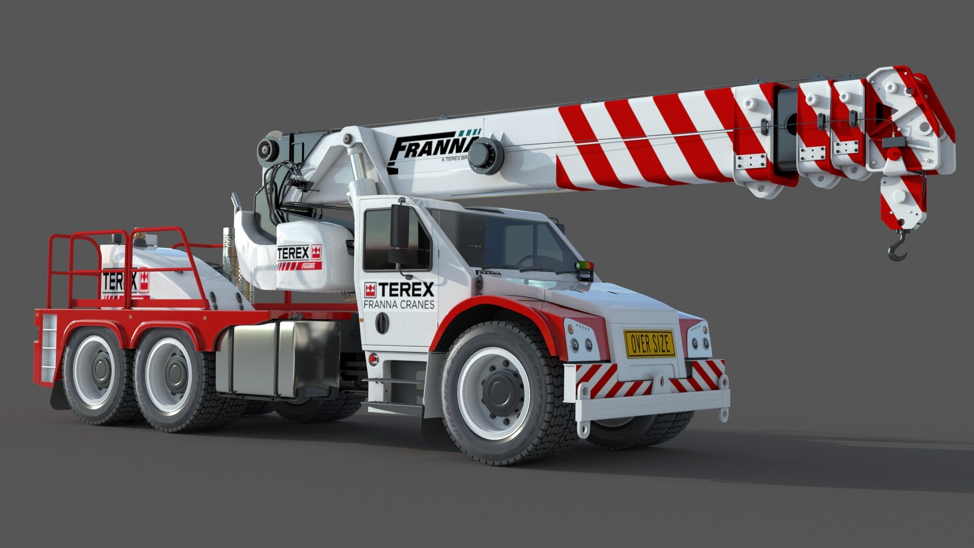 Franna 40t Crane Model - TurboSquid 2192593
