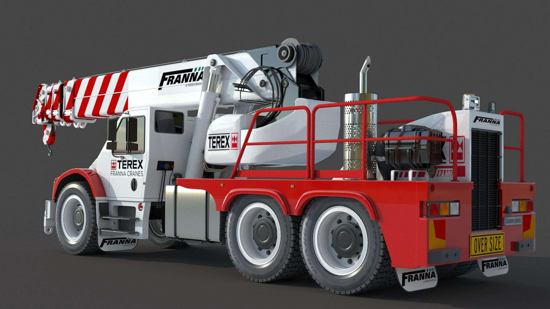 Franna 40t Crane Model - TurboSquid 2192593