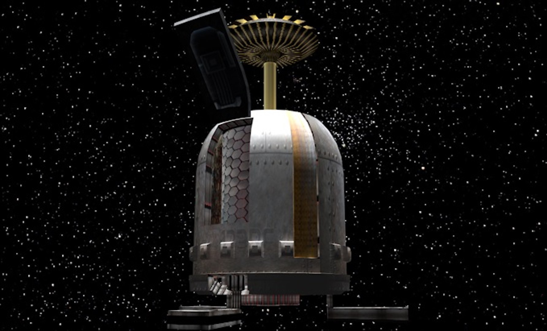 Capsule Aircraft Space 3D Model - TurboSquid 1309203