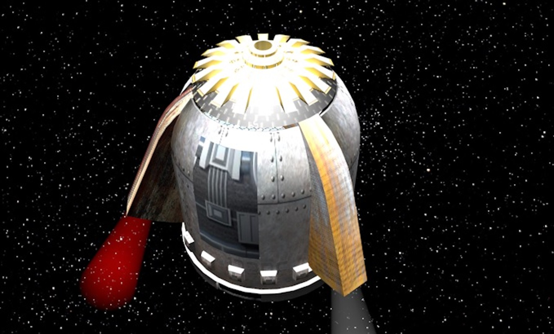 Capsule Aircraft Space 3D Model - TurboSquid 1309203