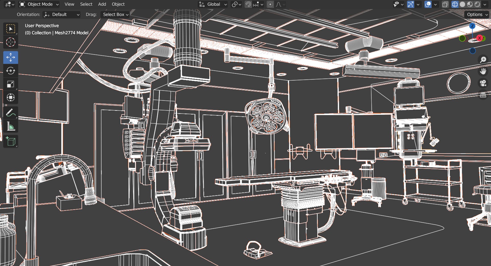 CATHETER LAB-SURGICAL OPERATION ROOM Model - TurboSquid 2126071