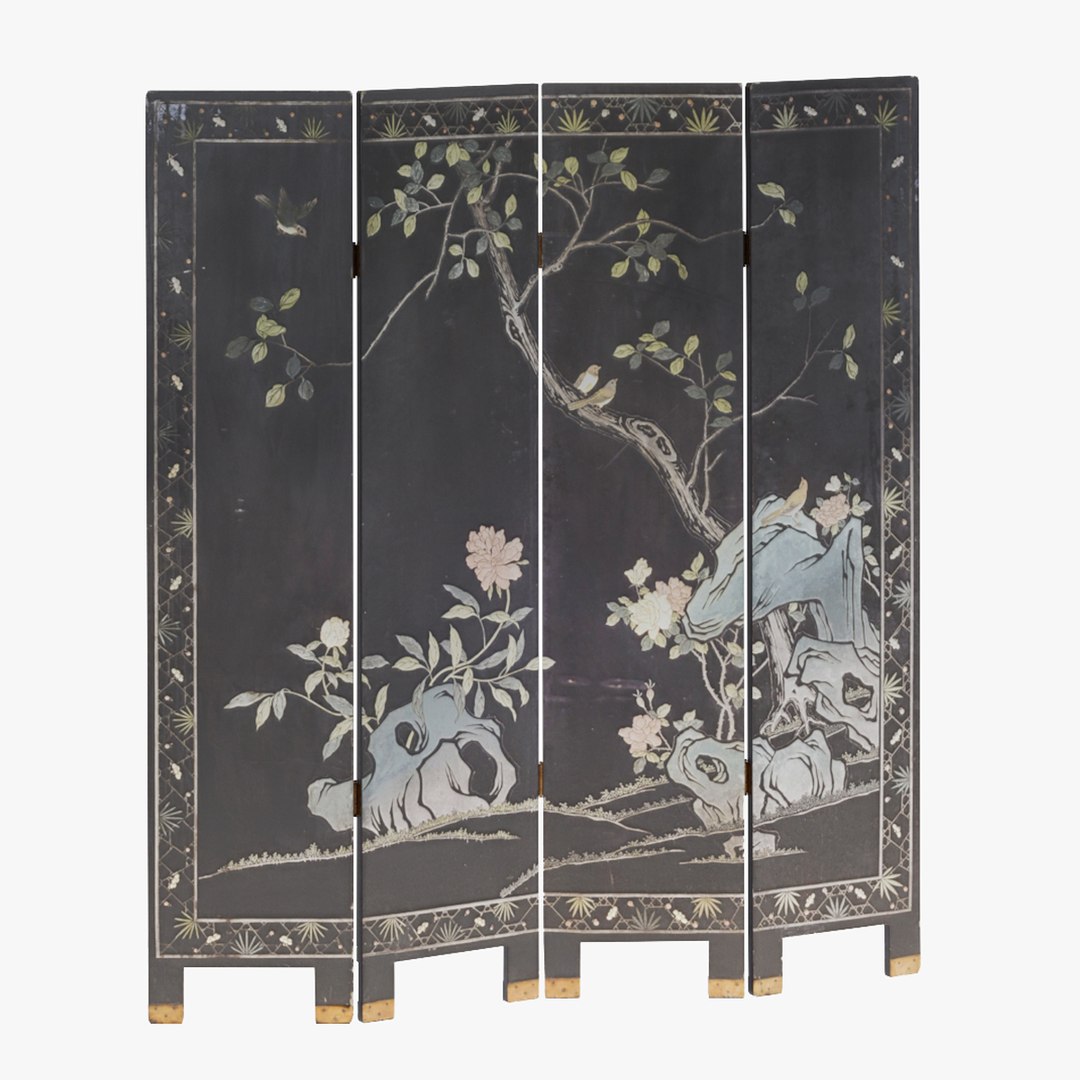 3D Chinese Panel Screen - TurboSquid 2005428