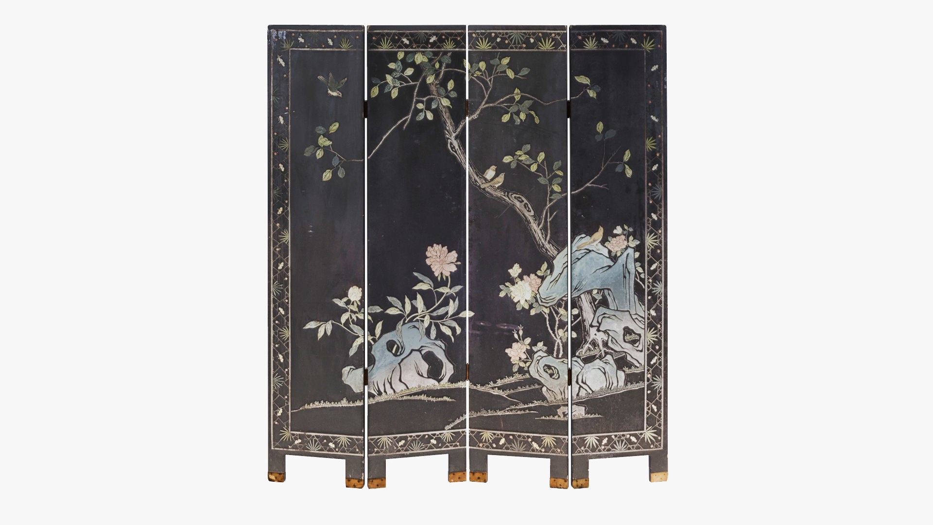 3D Chinese Panel Screen - TurboSquid 2005428