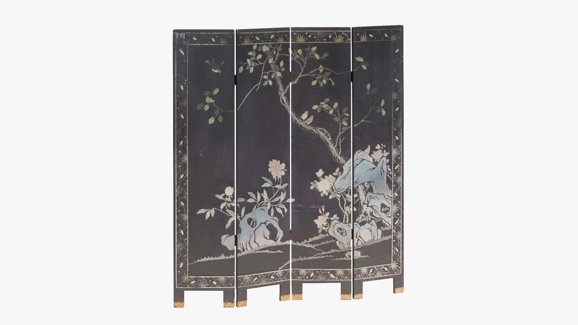 3D Chinese Panel Screen - TurboSquid 2005428