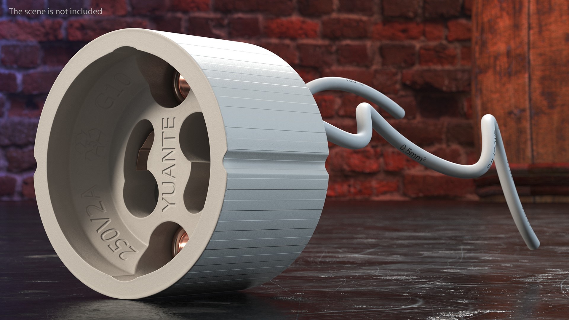 3D GU10 Lamp Holder Socket - TurboSquid 1870732