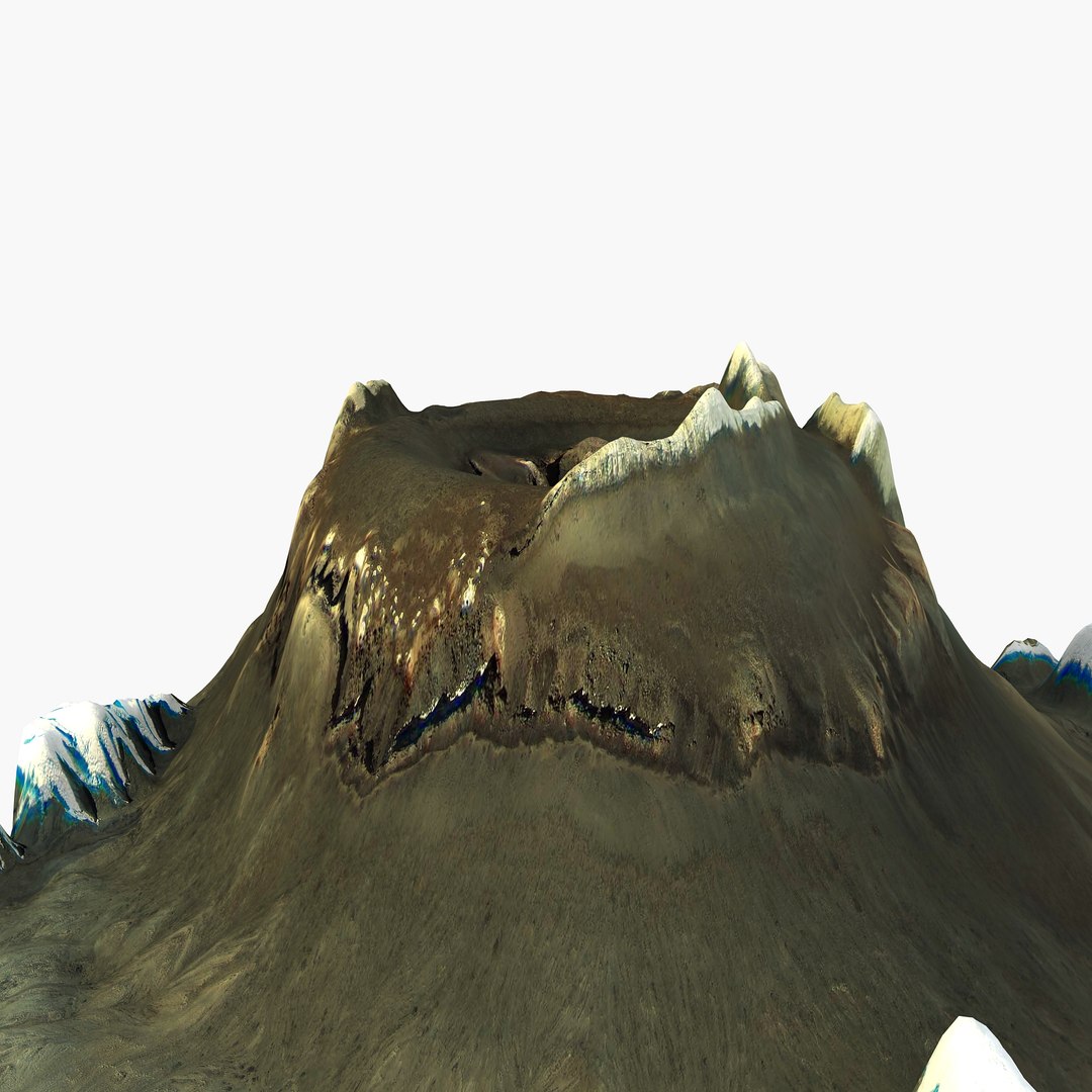 3d Model Mountain Volcano