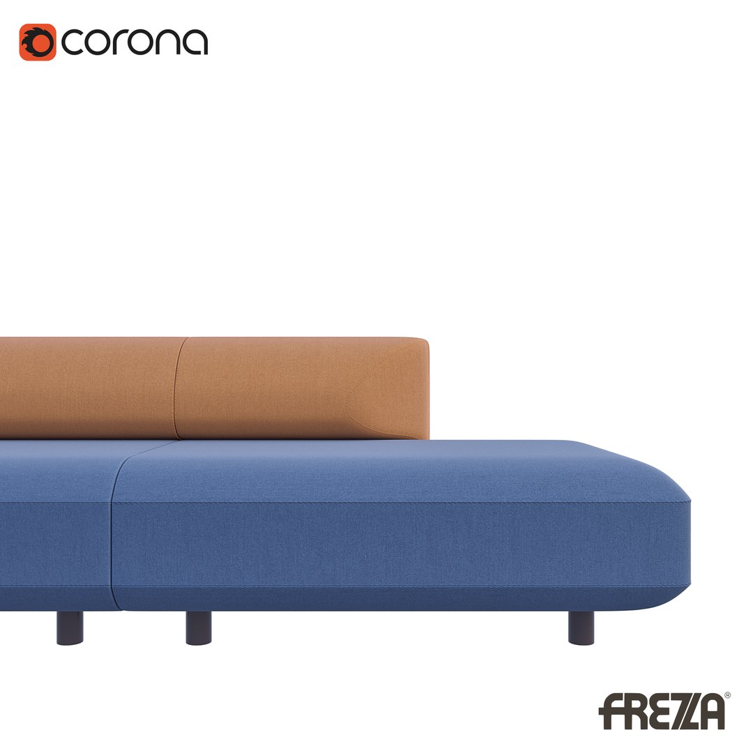 3D Afina Sofa By Frezza Model - TurboSquid 2365288