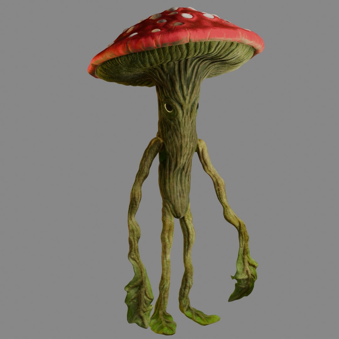 3D Fungus Character - TurboSquid 2271562