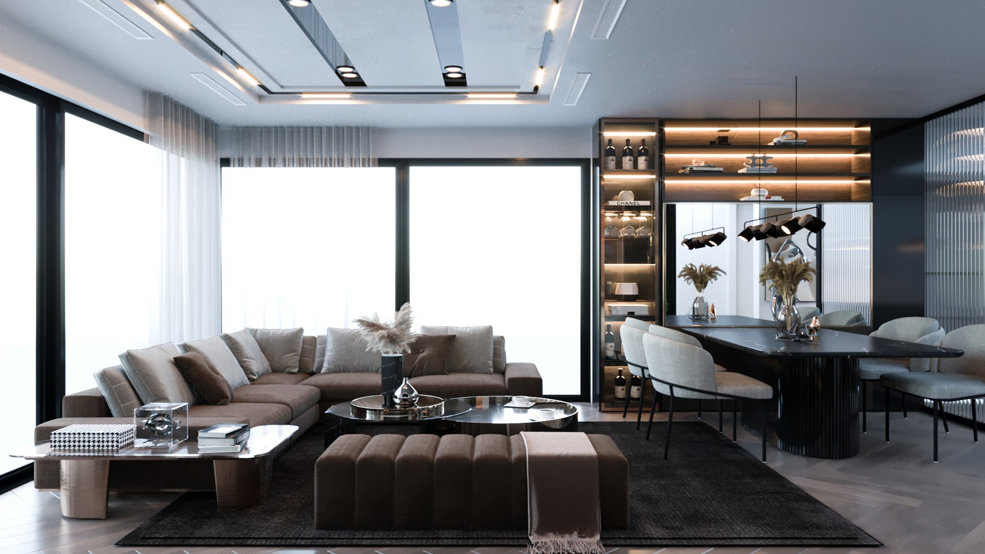 3D Model Living Room Corona - TurboSquid 1991970