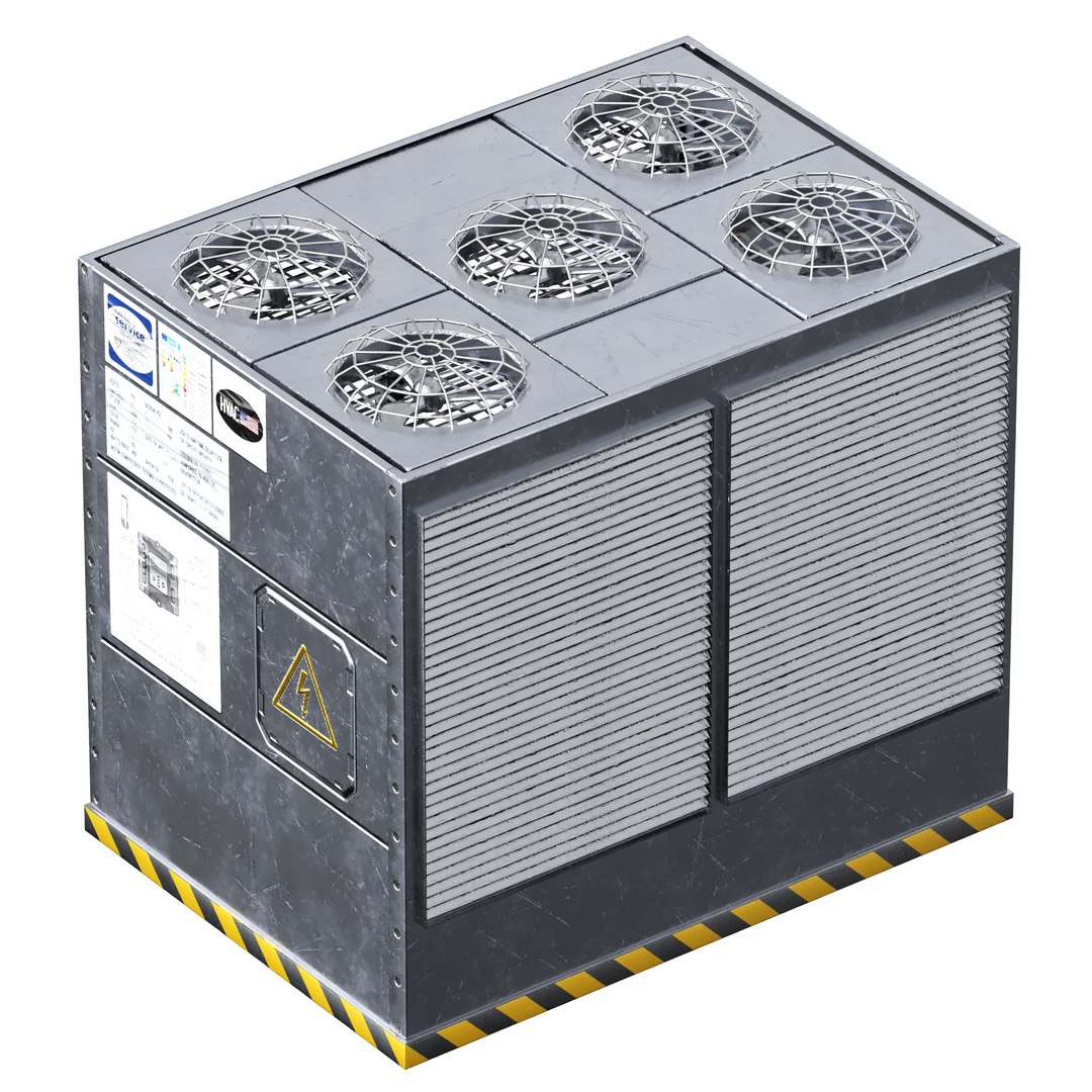 3D Rooftop Unit 3 - TurboSquid 2303856