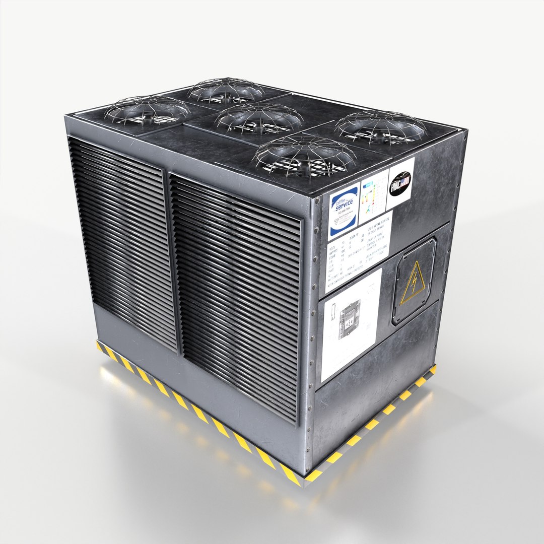 3D Rooftop Unit 3 - TurboSquid 2303856
