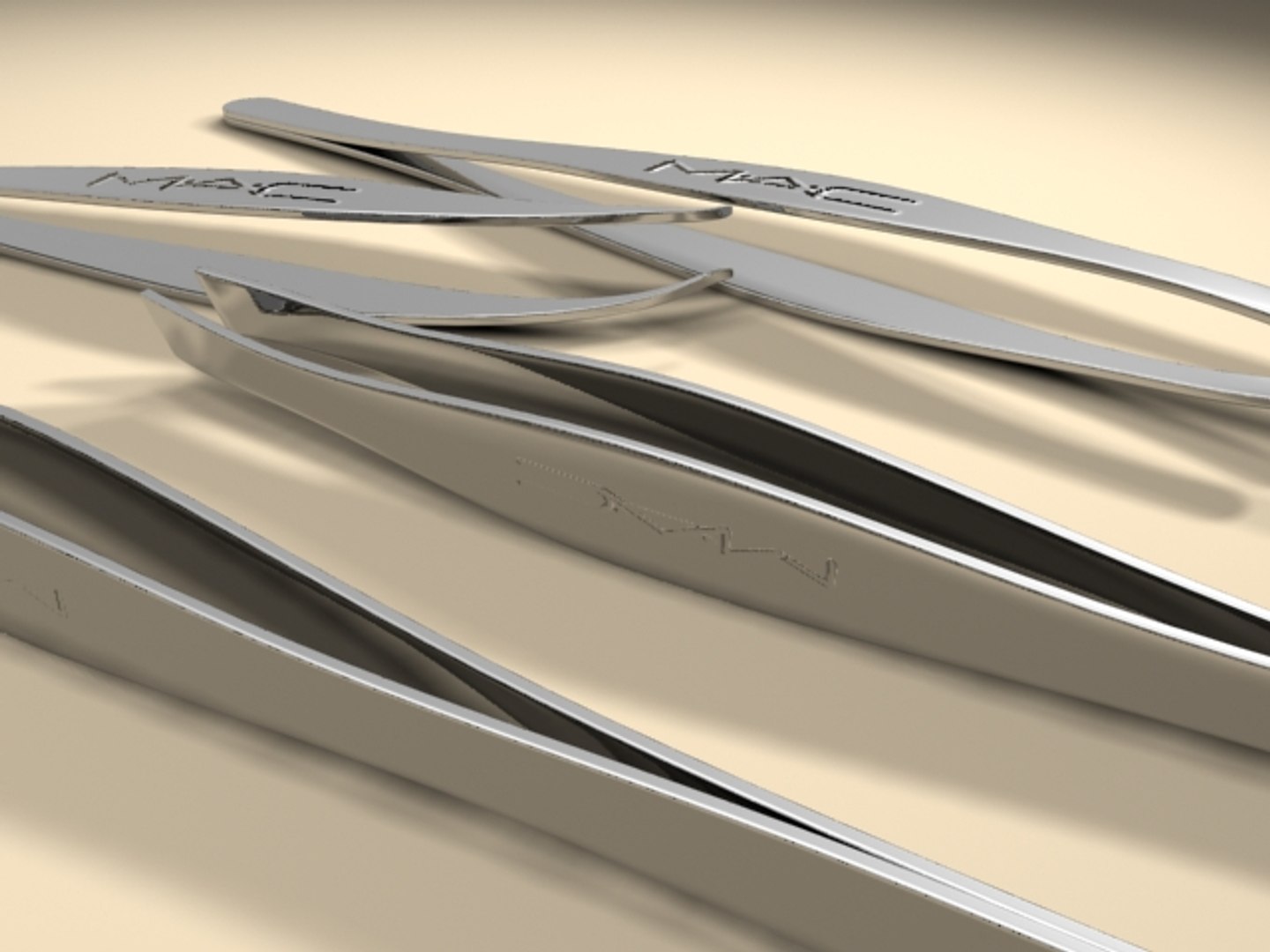 Mac Tweezers 3d Model
