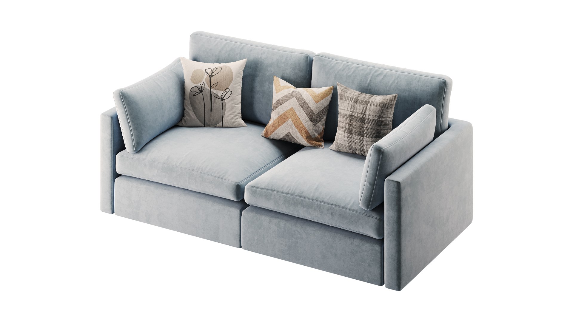 3D Hackney Lounge Sofa Model - TurboSquid 2314932