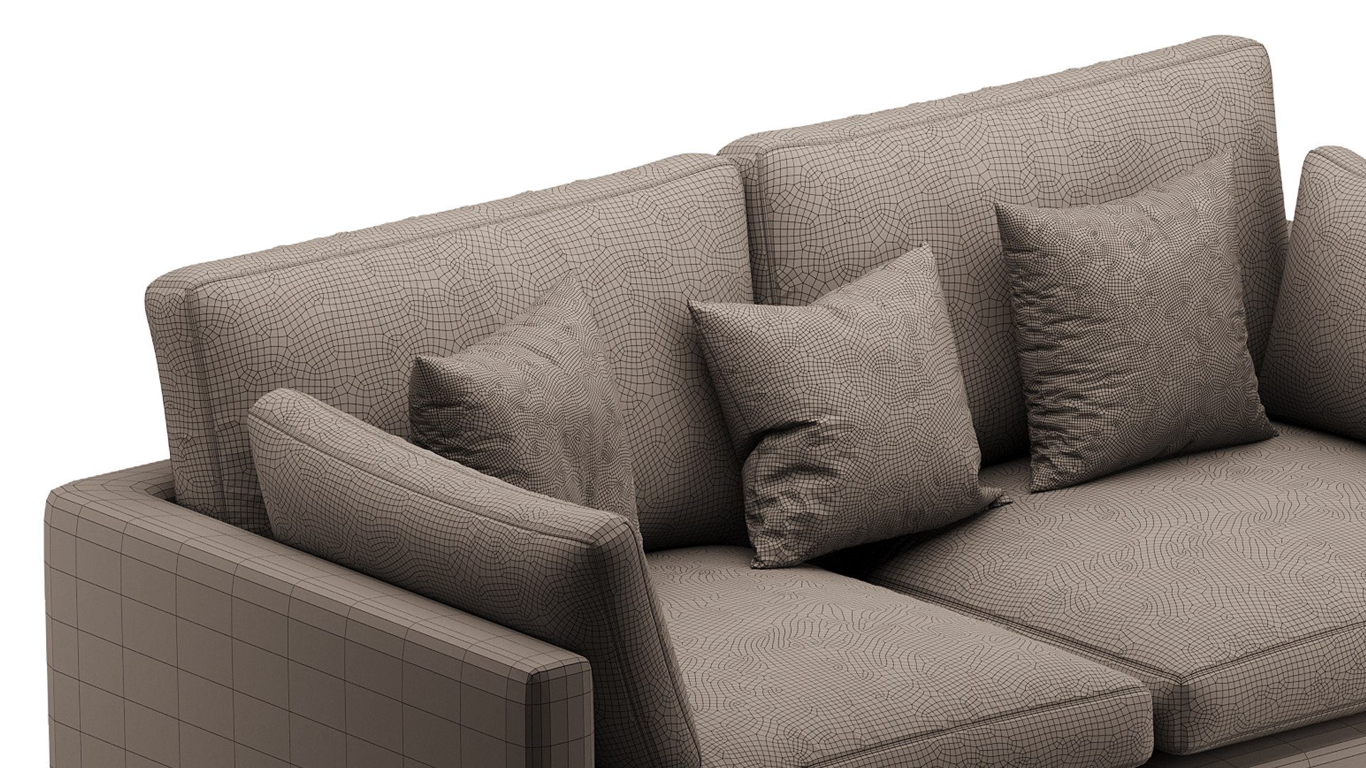 3D Hackney Lounge Sofa Model - TurboSquid 2314932