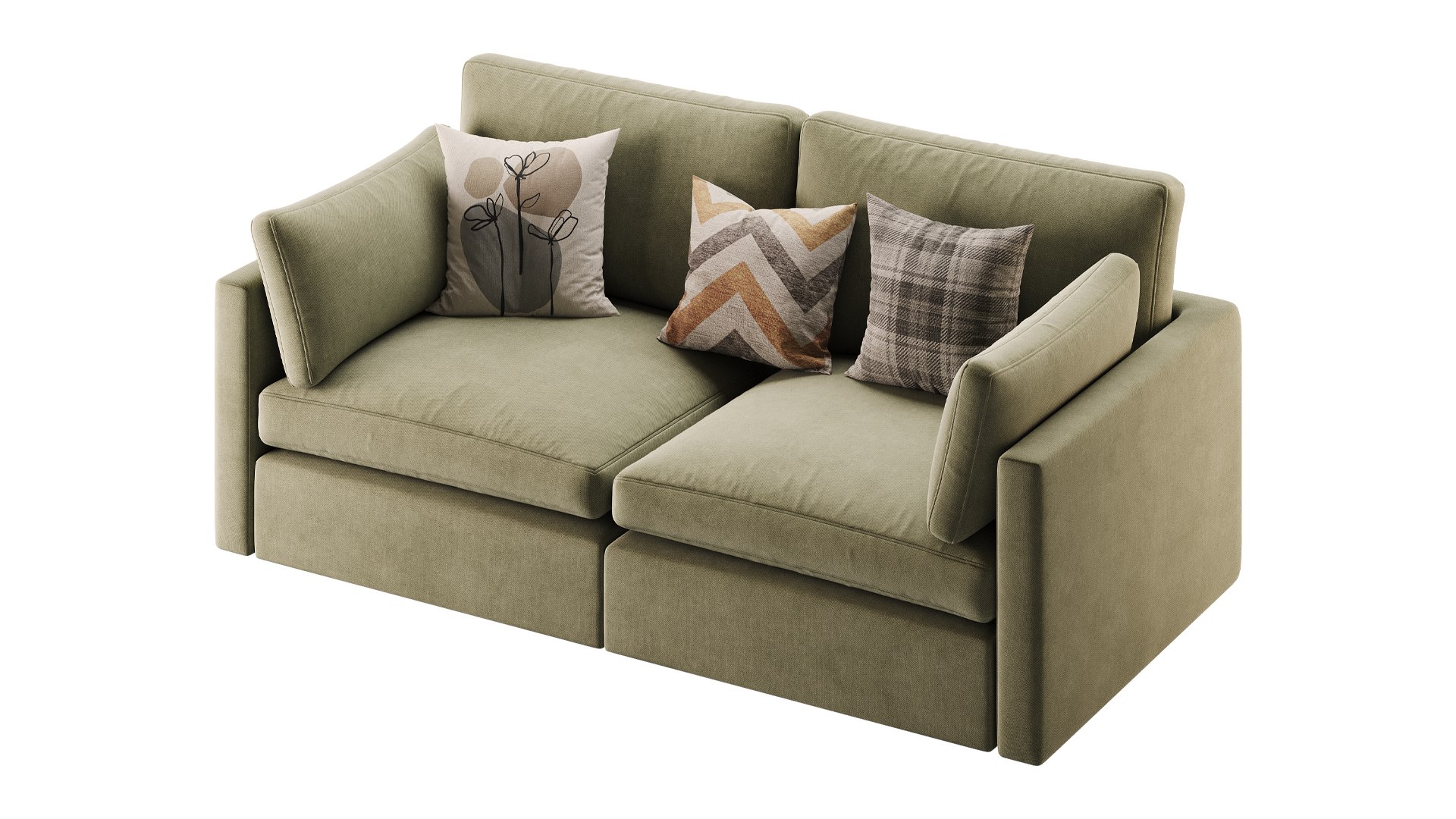 3D Hackney Lounge Sofa Model - TurboSquid 2314932
